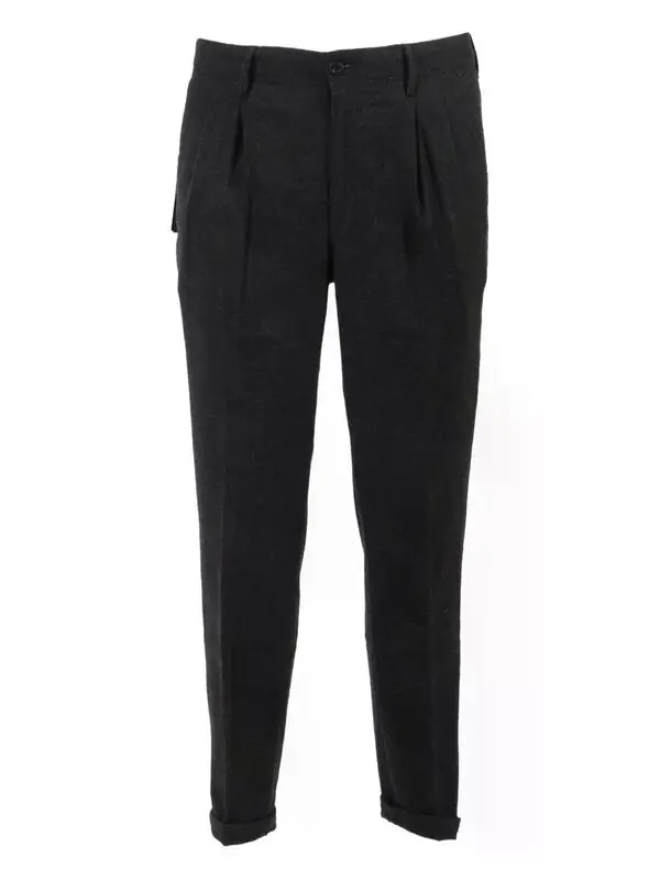 Incotex Pleated Chino Trousers - Grey