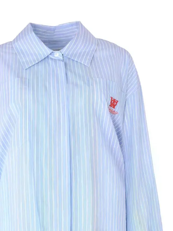 Off-White Roxy Striped Shirt Dress