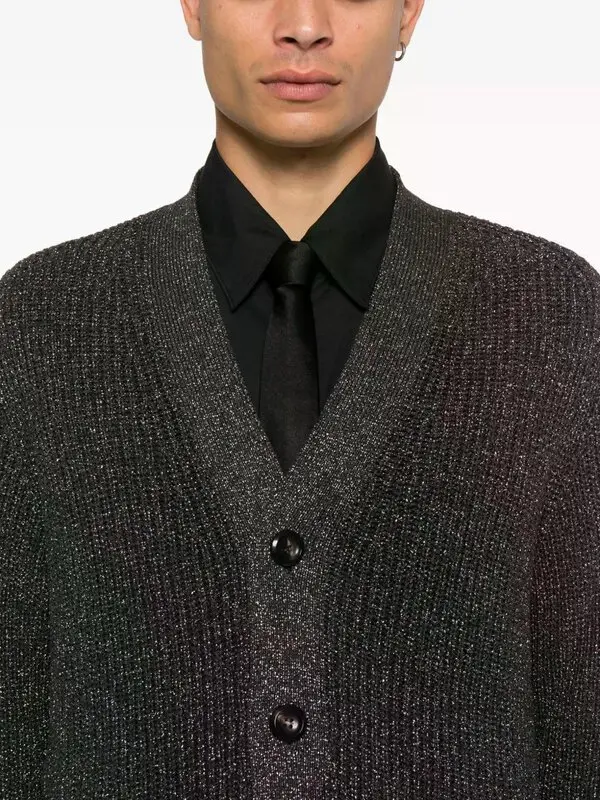 Emporio Armani Buttoned Shawl-collar Cardigan