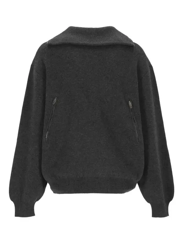 Balenciaga Back-to-front Zip Sweater
