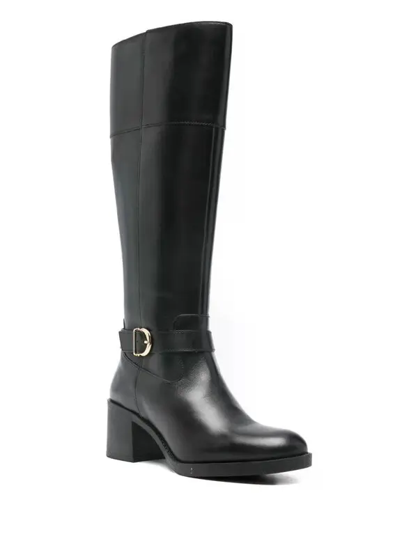 Geox Strap-detail Knee-high Boots