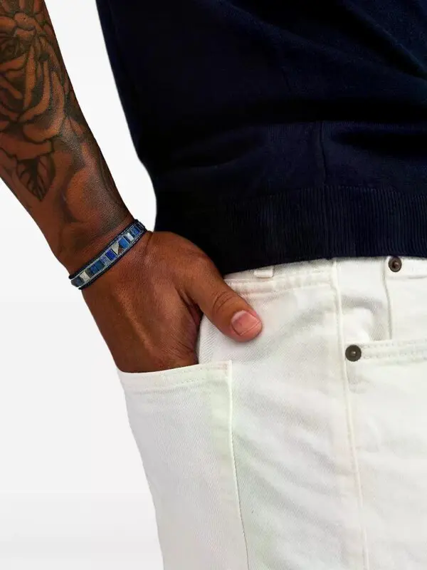 NIALAYA JEWELRY Stud Lapis Lazuli Bracelet
