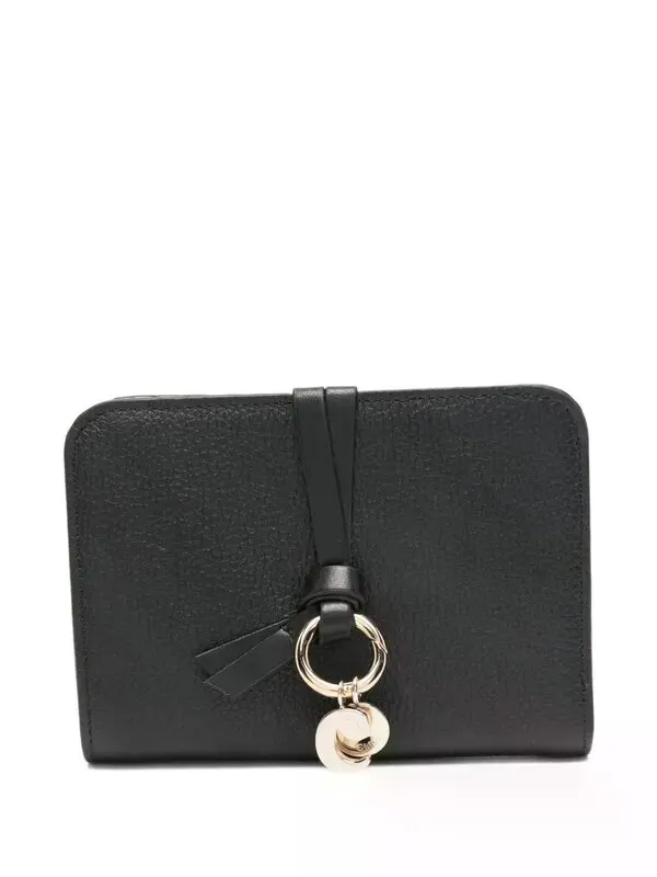 Chloé Charm Detail Wallet - Black