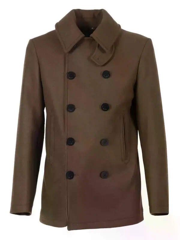 SEALUP Quebec Double-breasted Coat - Brown