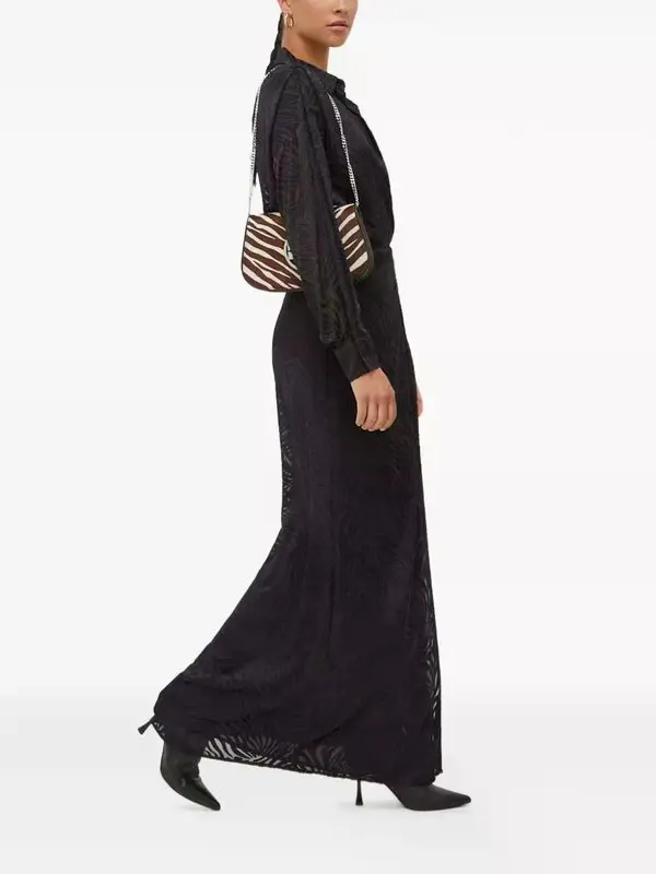 Pinko Patterned Wrap Maxi Dress