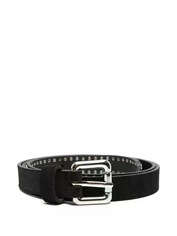 TELA Studded Buckle Belt - Black