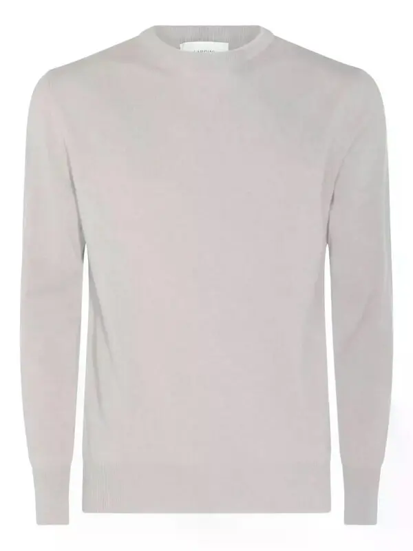 LARDINI Crew-neck Sweater - Neutrals