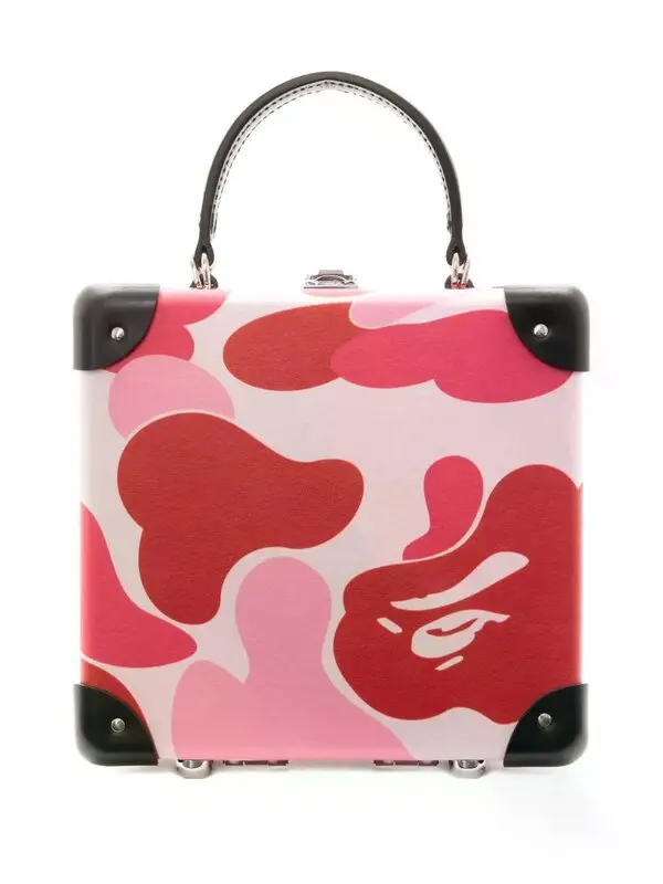 A BATHING APE X Globe-trotter Camouflage-pattern Luggage - Pink