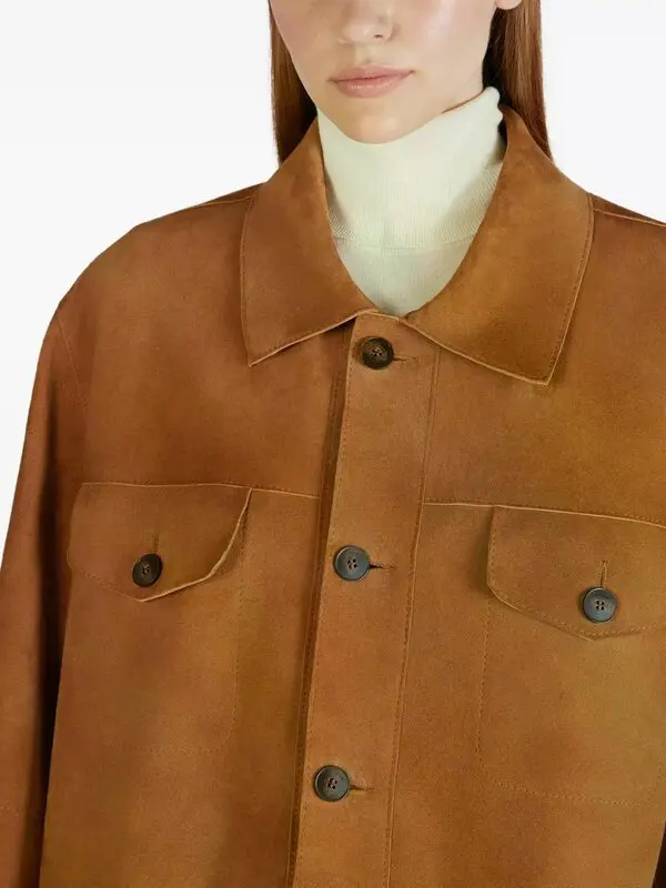 Montedoro Buttoned Suede Jacket