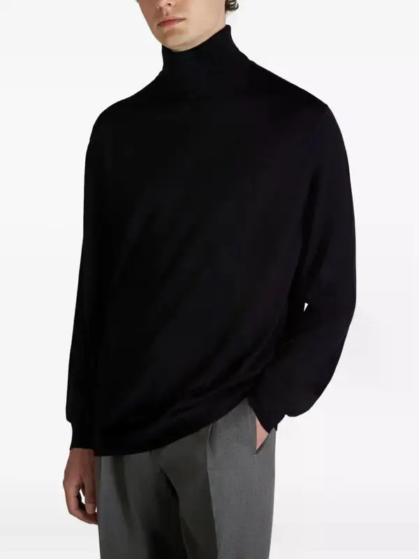 SLOWEAR Turtleneck Sweater - Blue