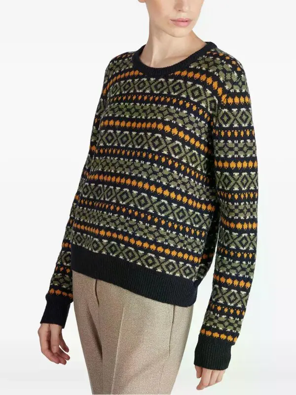 ZANONE Jacquard Crew-neck Sweater