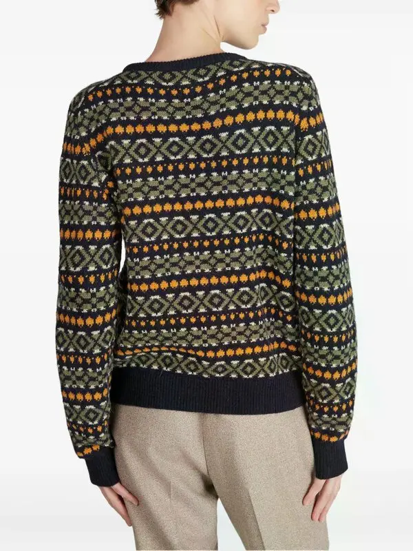 ZANONE Jacquard Crew-neck Sweater