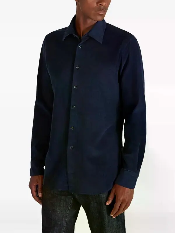 GLANSHIRT Corduroy Shirt - Blue