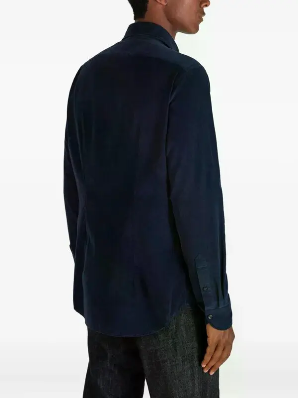 GLANSHIRT Corduroy Shirt - Blue