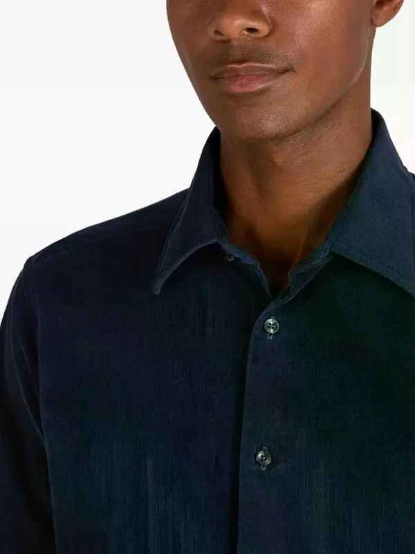 GLANSHIRT Corduroy Shirt - Blue