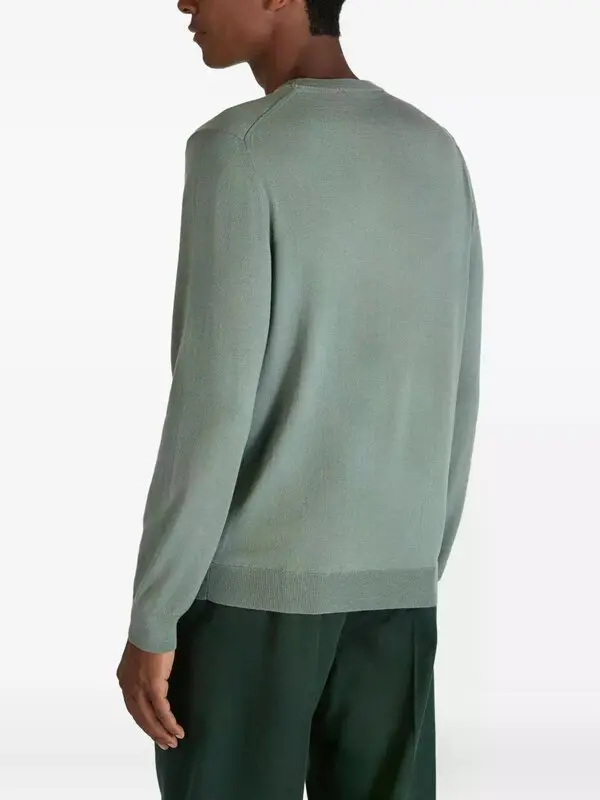 ZANONE Crew Neck Sweater - Green