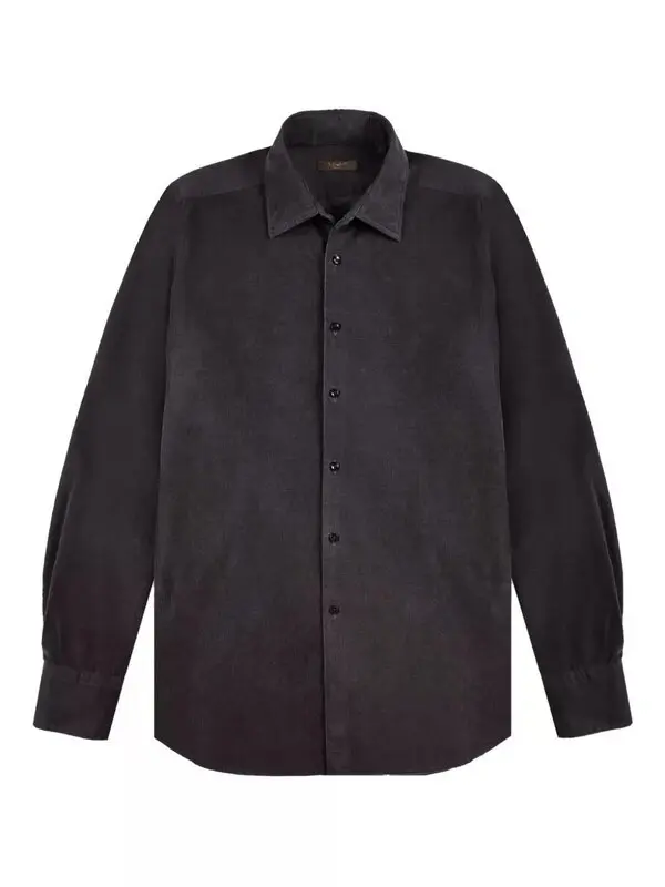 GLANSHIRT Corduroy Button Shirt - Grey