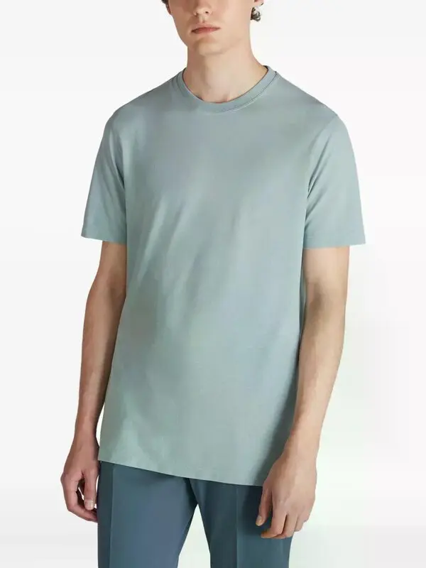 ZANONE Cotton T-shirt - Blue