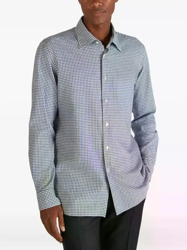 GLANSHIRT Checked Flannel Shirt