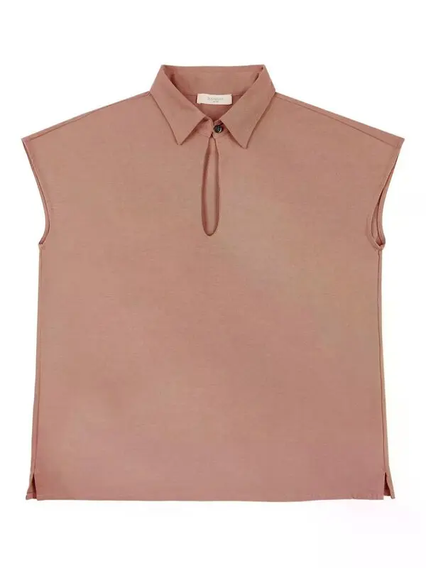 ZANONE Keyhole Polo Top