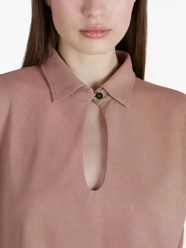 ZANONE Keyhole Polo Top