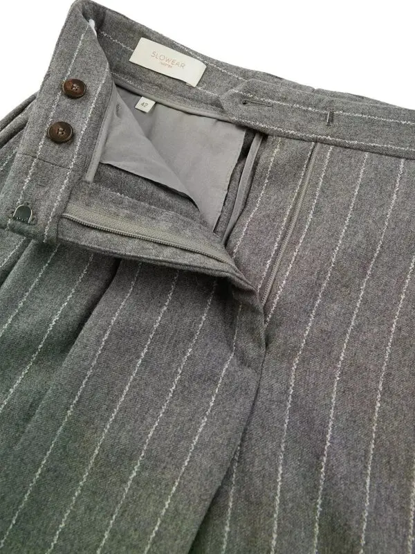 Incotex Pinstripe Flannel Trousers