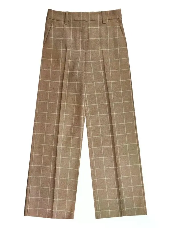 Incotex Check Flannel Trousers