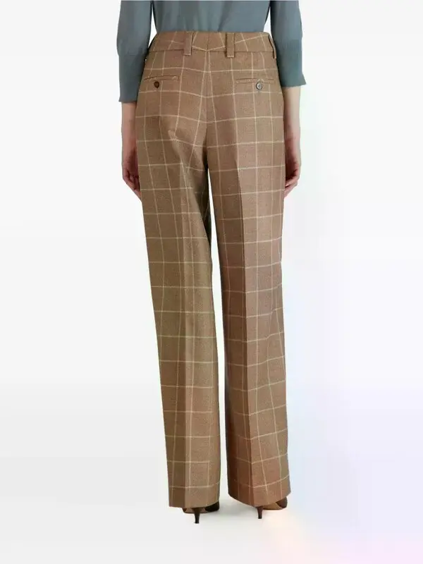 Incotex Check Flannel Trousers