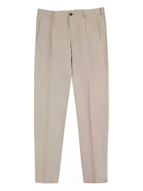 SLOWEAR Pleated Cotton Trousers