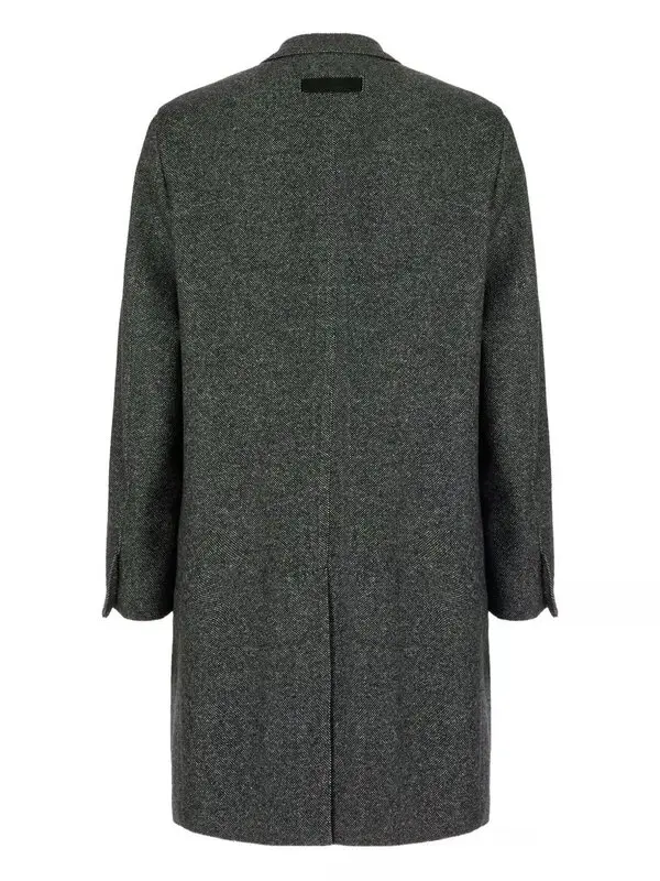 Zegna Single-breasted Coat - Grey