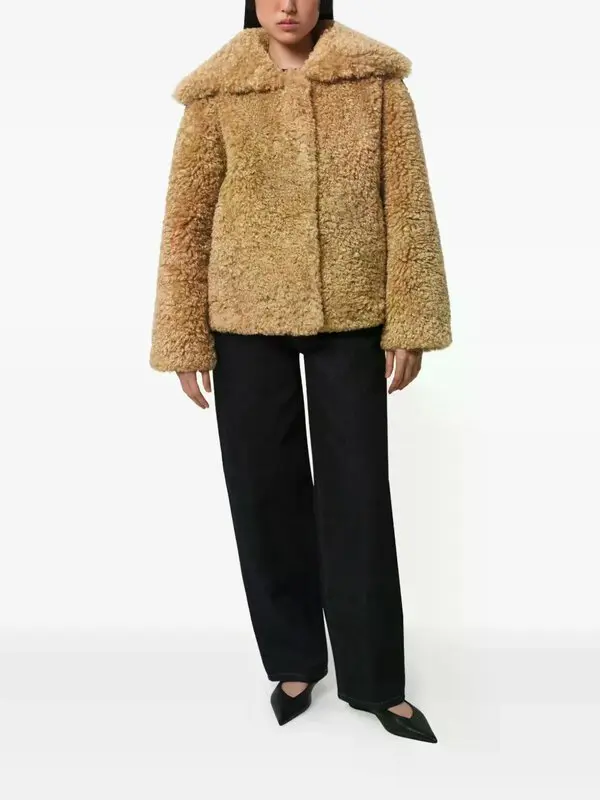 Apparis Collins Faux Fur Coat - Neutrals