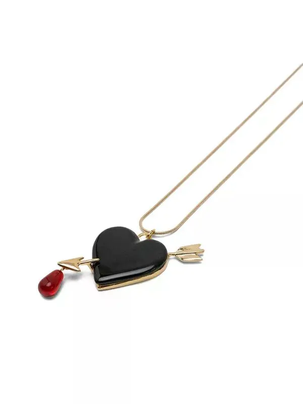ANDRES GALLARDO Heart-pendant Necklace