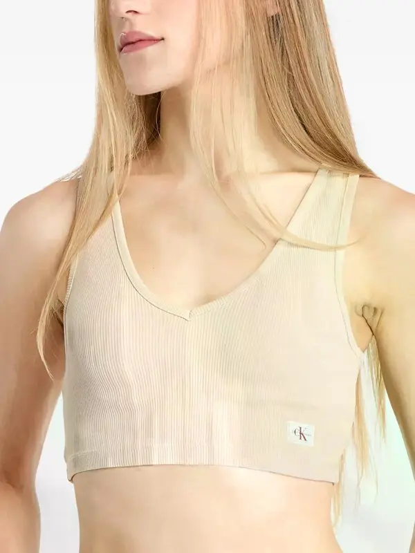 Calvin Klein Ribbed Cropped Top