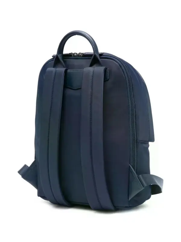 Emporio Armani Logo-plaque Backpack - Blue