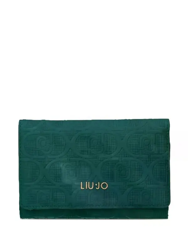 Liu Jo Embossed-logo Trifold Wallet - Green
