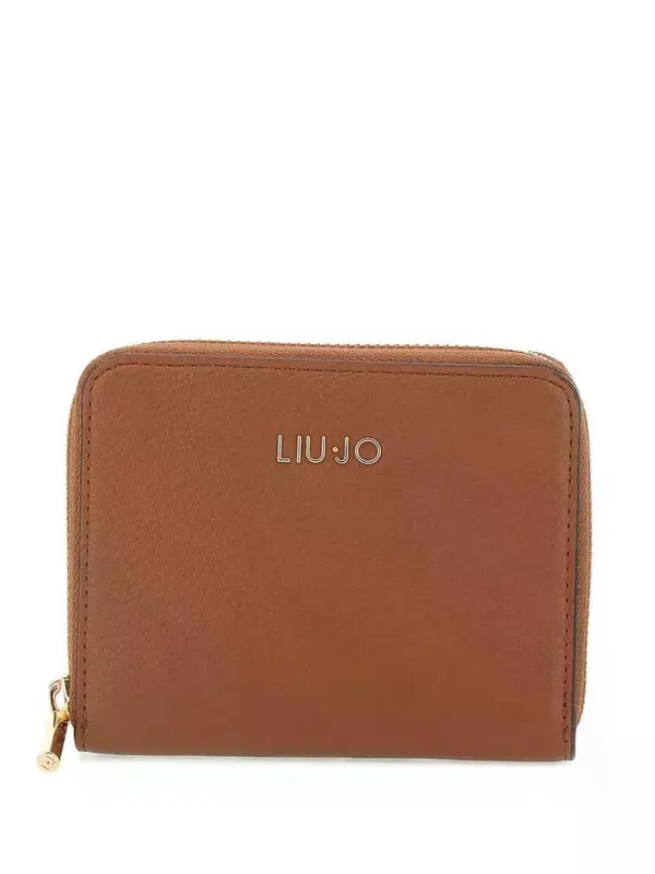 Liu Jo Logo Zip Wallet - Brown