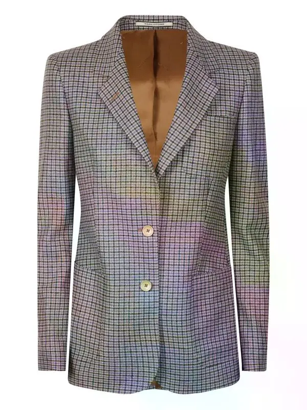 Tagliatore Checked Single-breasted Blazer