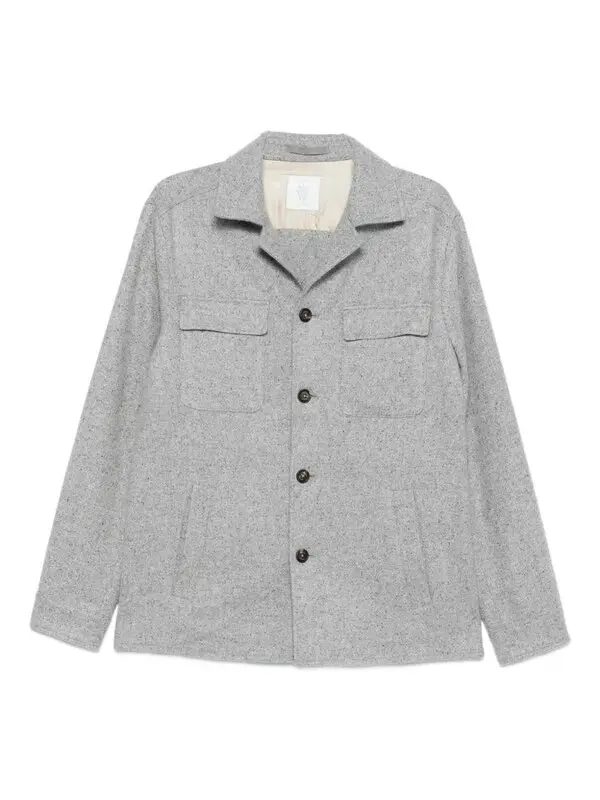 Eleventy Pocket Button Overshirt