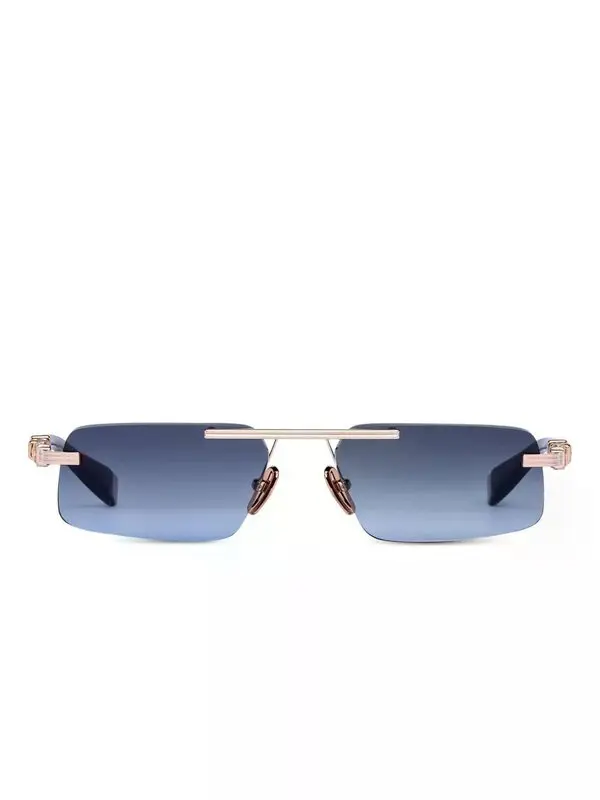 Balmain Geometric Sunglasses - Blue