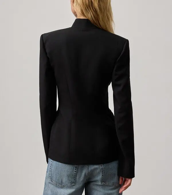 Ralph Lauren Wool Grain De Poudre Eliza Jacket