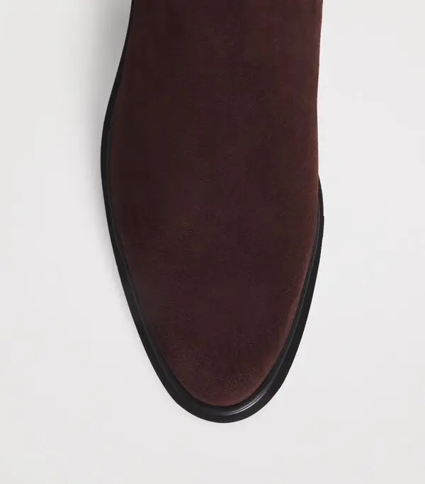 Thom Browne Suede Chelsea Boots - Brown