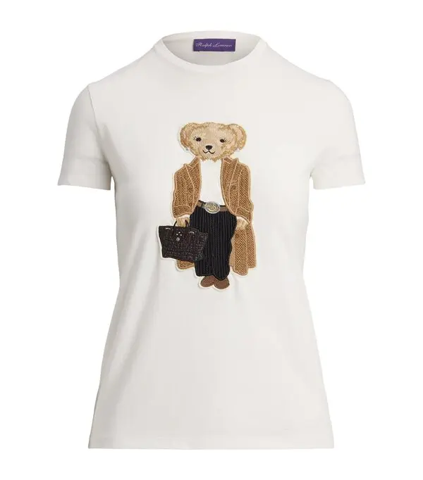 Ralph Lauren Cotton Polo Bear T-shirt - Ivory