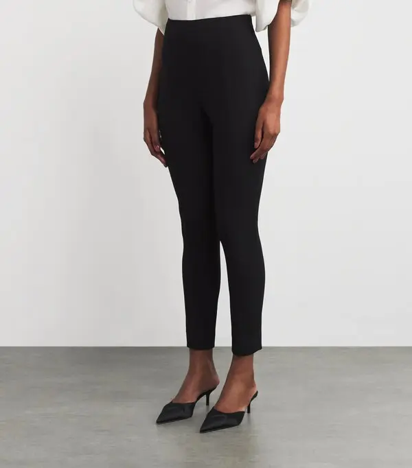 Carolina Herrera Stretch-virgin Wool Emilie Trousers