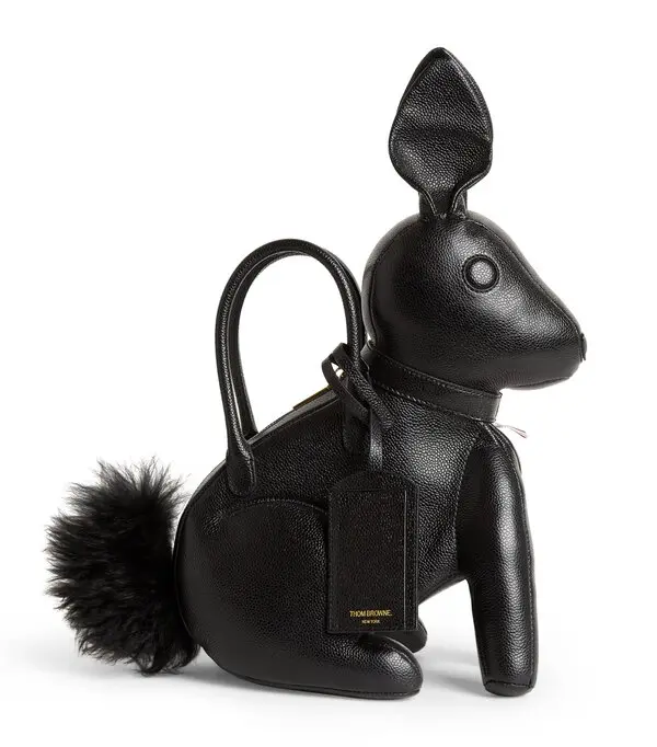Thom Browne Rabbit Top-handle Bag - Black