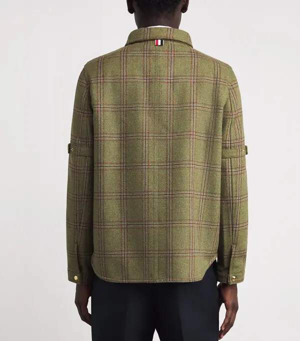 Thom Browne Wool Utility Patch Pocket Shacket