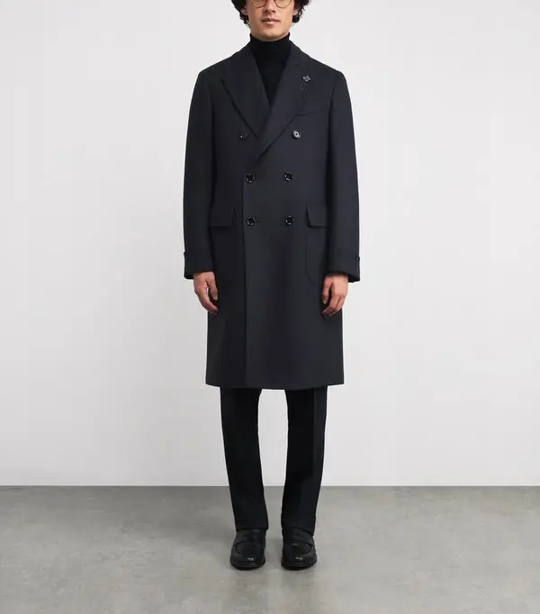 LARDINI Wool-cashmere Overcoat