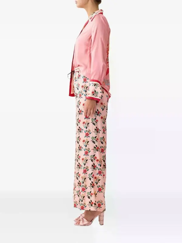 Camilla Floral-print Wide Leg Trousers