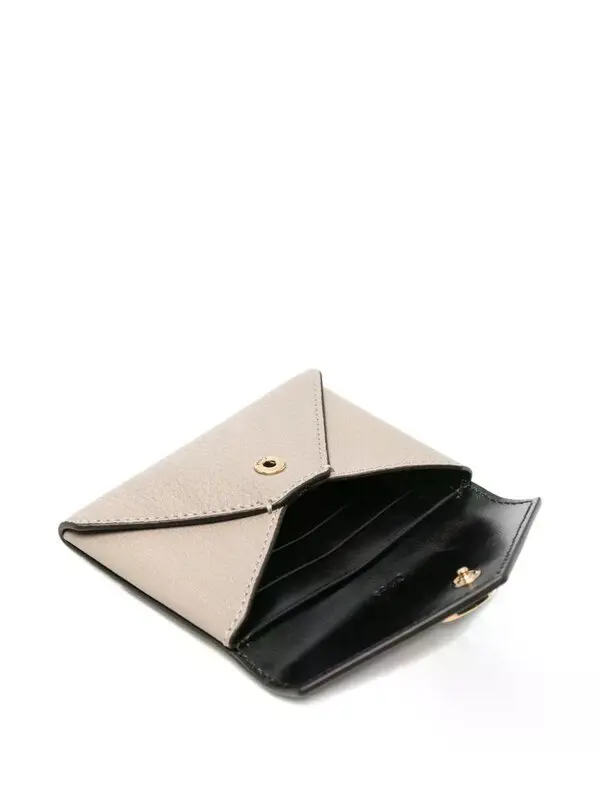 Chloé Logo-detail Card Holder - Neutrals