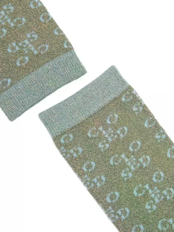 Closed Logo Pattern Socks