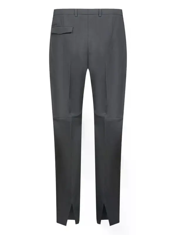 Gucci Slit-detail Trousers - Grey